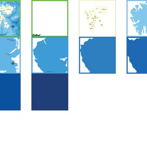 Digital File PDF, SVG - Svalbard Bathymetric Depth Layers SVG File ...