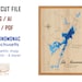 Digital File PDF, SVG - Lake Monomonac New Hampshire Massachusetts ...