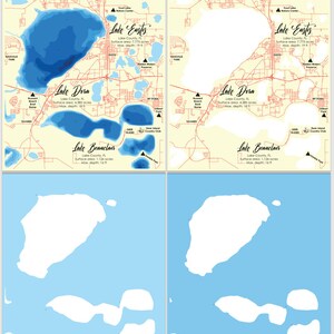Digital File PDF, SVG - Lake Eustis, Dora, Beauclair Florida ...