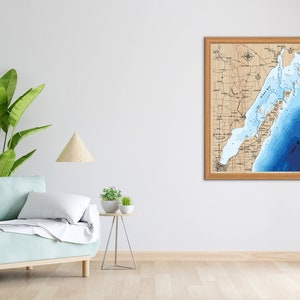 Digital File PDF, SVG - Door County Green Bay Wisconsin Map ...