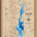 Digital File PDF, SVG Priest Lake Idaho Map Bathymetric Depth Layers ...
