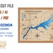 Digital File PDF SVG Lake Wisconsin Wi Bathymetric Depth - Etsy