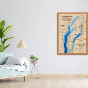 Digital File PDF, SVG - North Okanagan Lake Bc Bathymetric Depth Layers ...
