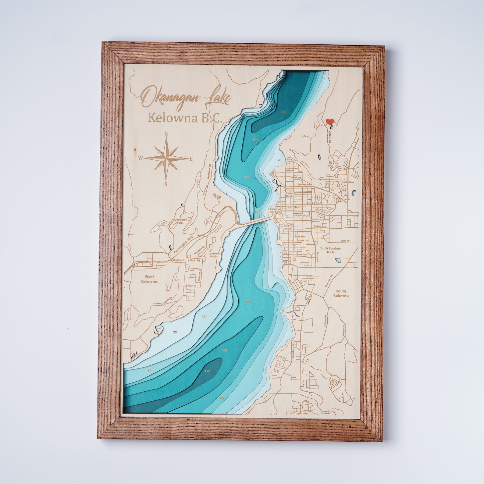 Digital File DXF AI SVG Custom Map Wood Bathymetric Map - Etsy