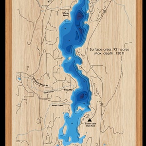 Digital File PDF SVG Curlew Lake Washington Bathymetric - Etsy
