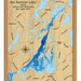 Digital File PDF, SVG Big Rideau Lake, Ontario Bathymetric Depth Layers ...