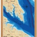 Digital File PDF, SVG Potomac River Map Bathymetric Depth Layers SVG ...