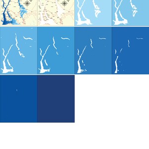 Digital File PDF, SVG - Loch Lomond Uk, Bathymetric Depth Layers SVG ...