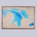 Lake Huron Wood Map 3D Custom Lake, Island, Coast Map Bathymetric Map ...