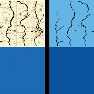 Digital File PDF, SVG - Mississippi River Upper From Minneapolis to St ...