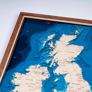 Digital File PDF, SVG - British Isles Map England, Wales, Scotland ...