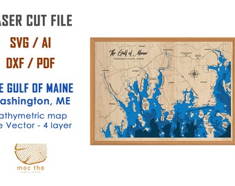 Third Lake/druce Lake Illinois Svg File for Lasers, Lake Map Svg ...