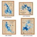 Digital File PDF, SVG - Chemong Lake Ontario, Bathymetric Depth Layers ...