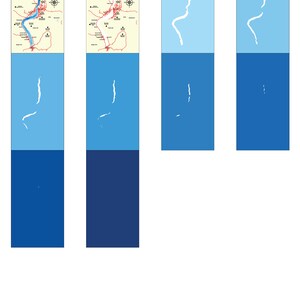 Digital File PDF, SVG - Okanagan Lake British Columbia Map Bathymetric ...