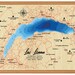 Digital File PDF, SVG Lac Léman Europe Map Bathymetric Depth Layers SVG ...
