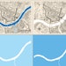 Digital File PDF, SVG - Ohio River Ohio Kentucky, Bathymetric Depth ...
