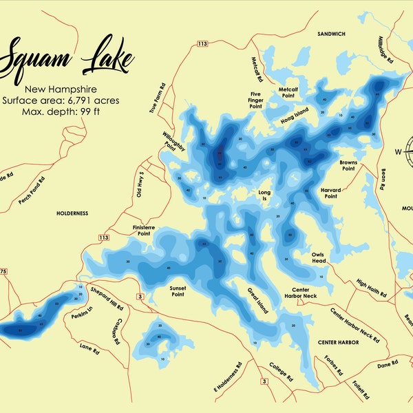 Squam Lake - Etsy