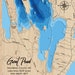 Digital File PDF, SVG - Great Pond Maine, Bathymetric Depth Layers SVG ...