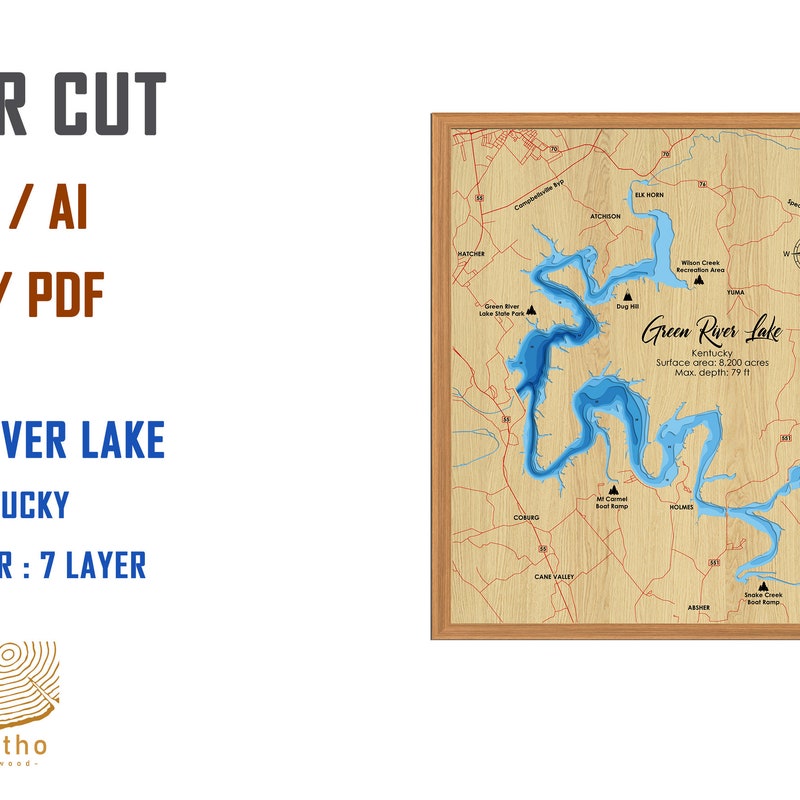 Kentucky River on Map - Etsy