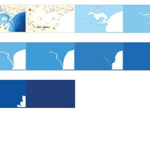Digital File PDF, SVG - Poole Harbour England Map Bathymetric Depth ...