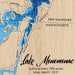 Digital File PDF, SVG - Lake Monomonac New Hampshire Massachusetts ...