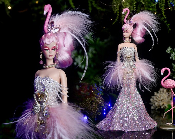 Drag Queen Flamingo Silkstone Doll BARBIE Doll Ooak Custom Doll ...