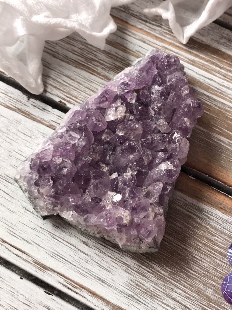 Crown Chakra Jewelry Set / Purple Gemstone Jewelry Set / - Etsy