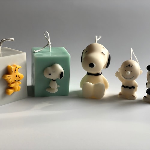Peanuts Gang 1 Big Snoopy Candles Soy Wax Cute Candle | Etsy
