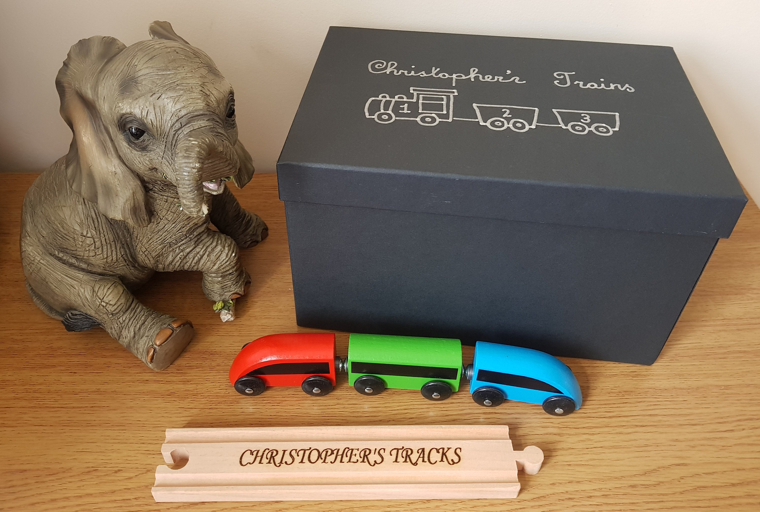 Personalised Engraved 20 Piece Train Set Kids Train Set - Etsy UK