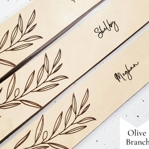 Leather Bookmark, Personalized Gift, 3 Years Anniversary, for Men, for ...