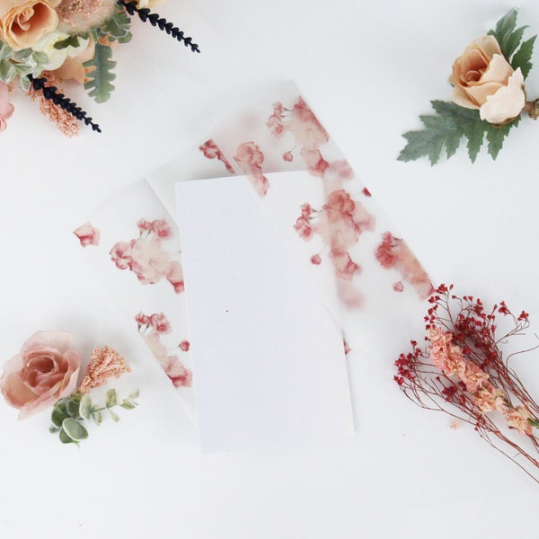 Floral Vellum Paper - Etsy