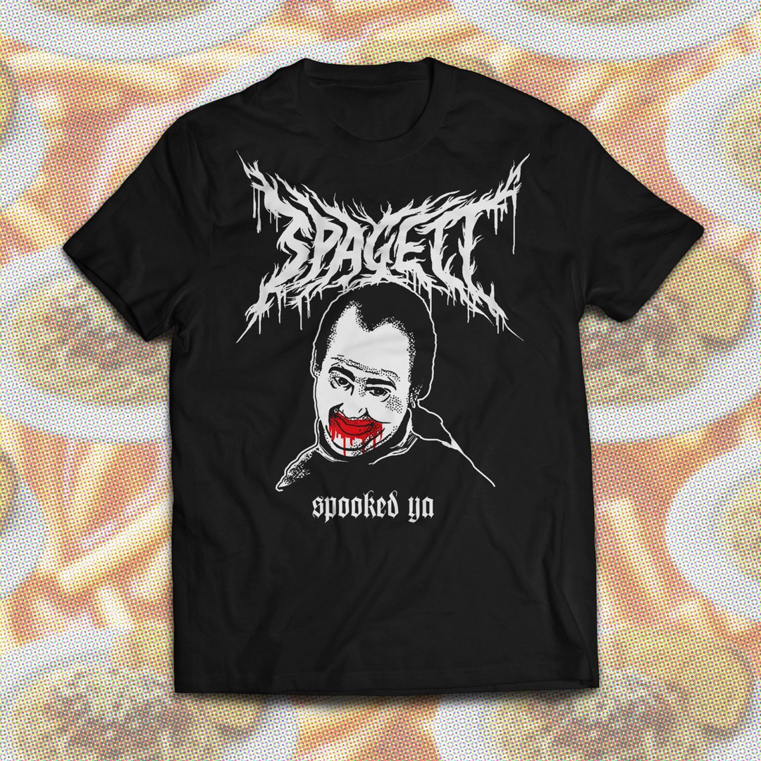 Spagett Spooked Ya Black Navy Short-sleeve Unisex T-shirt Tim & Eric - Etsy