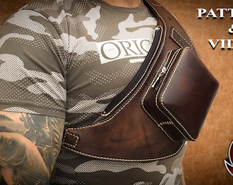 Leather Chest Bag - Etsy