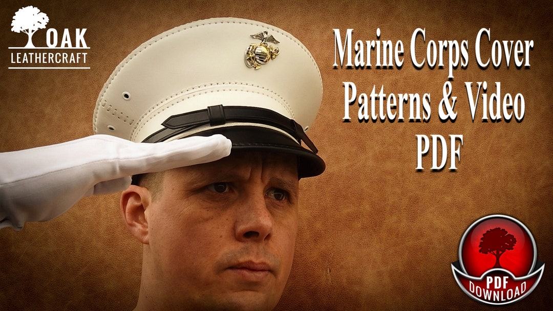 U.S Marine Corps Cover PATTERNS / TEMPLATES /PDF With Video Tutorial ...