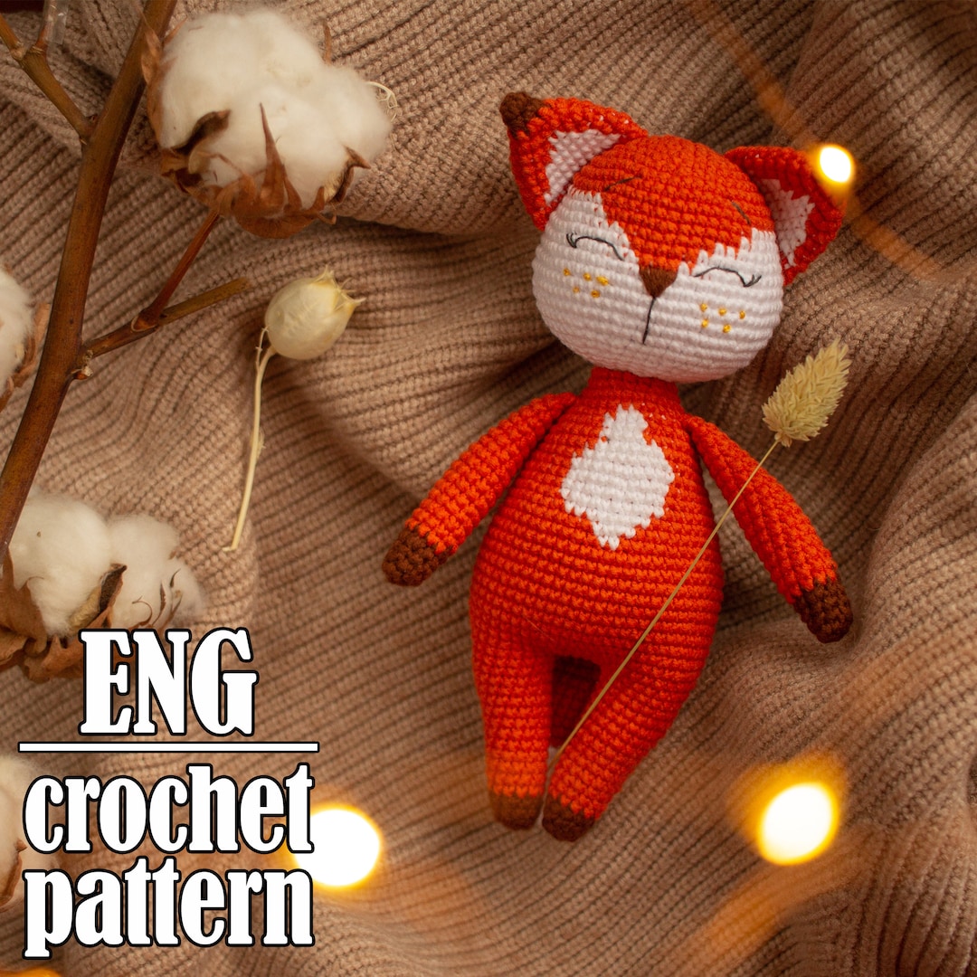 Crochet Fox Stuffed Animal Pattern, Fox Amigurumi Pattern - Etsy