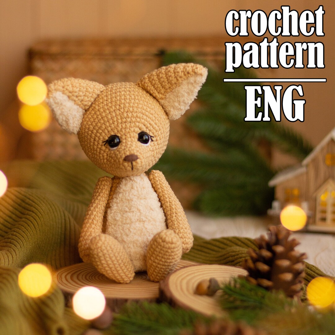 Crochet Fennec Fox Pattern Animal Pattern PDF ENG Amigurumi - Etsy