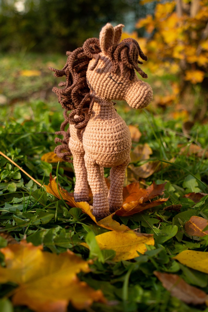Horse Crochet Pattern is Cute Crochet Pattern Stuffed Horse - Etsy UK