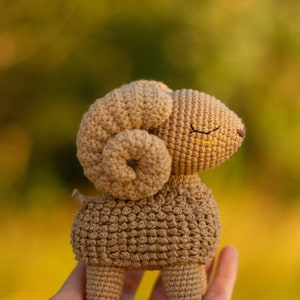 Ram Crochet Amigurumi Pattern, Sheep, Lamb, Aries Pattern (eng, Ukr ...