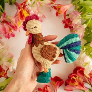 Rooster Amigurumi Pattern, Bird Crochet Pattern, Chicken Amigurumi PDF ...