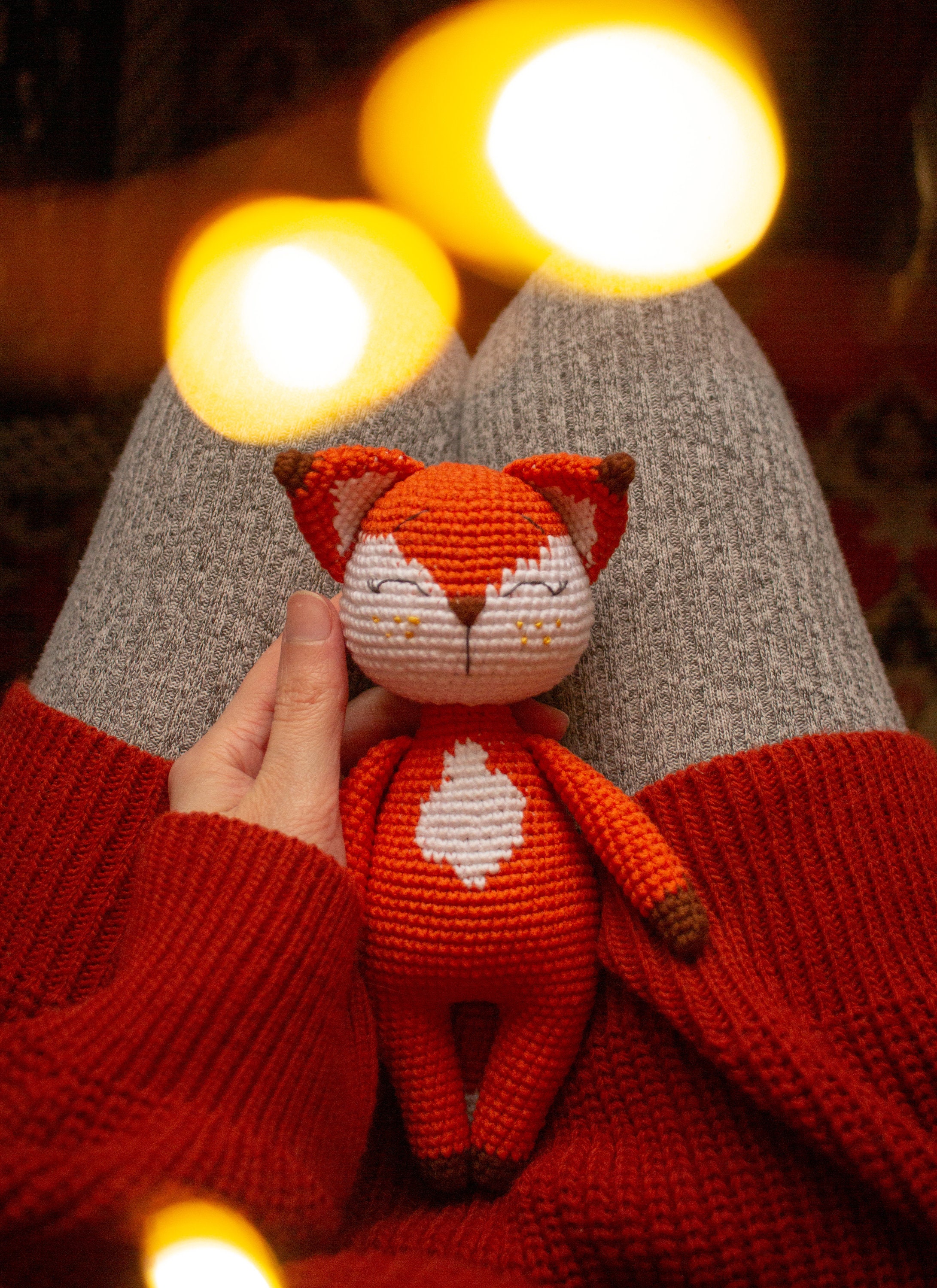 Crochet Fox Stuffed Animal Pattern Fox Amigurumi Pattern - Etsy