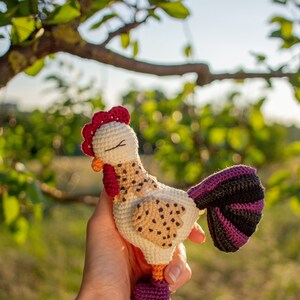 Rooster Amigurumi Pattern, Bird Crochet Pattern, Chicken Amigurumi PDF ...
