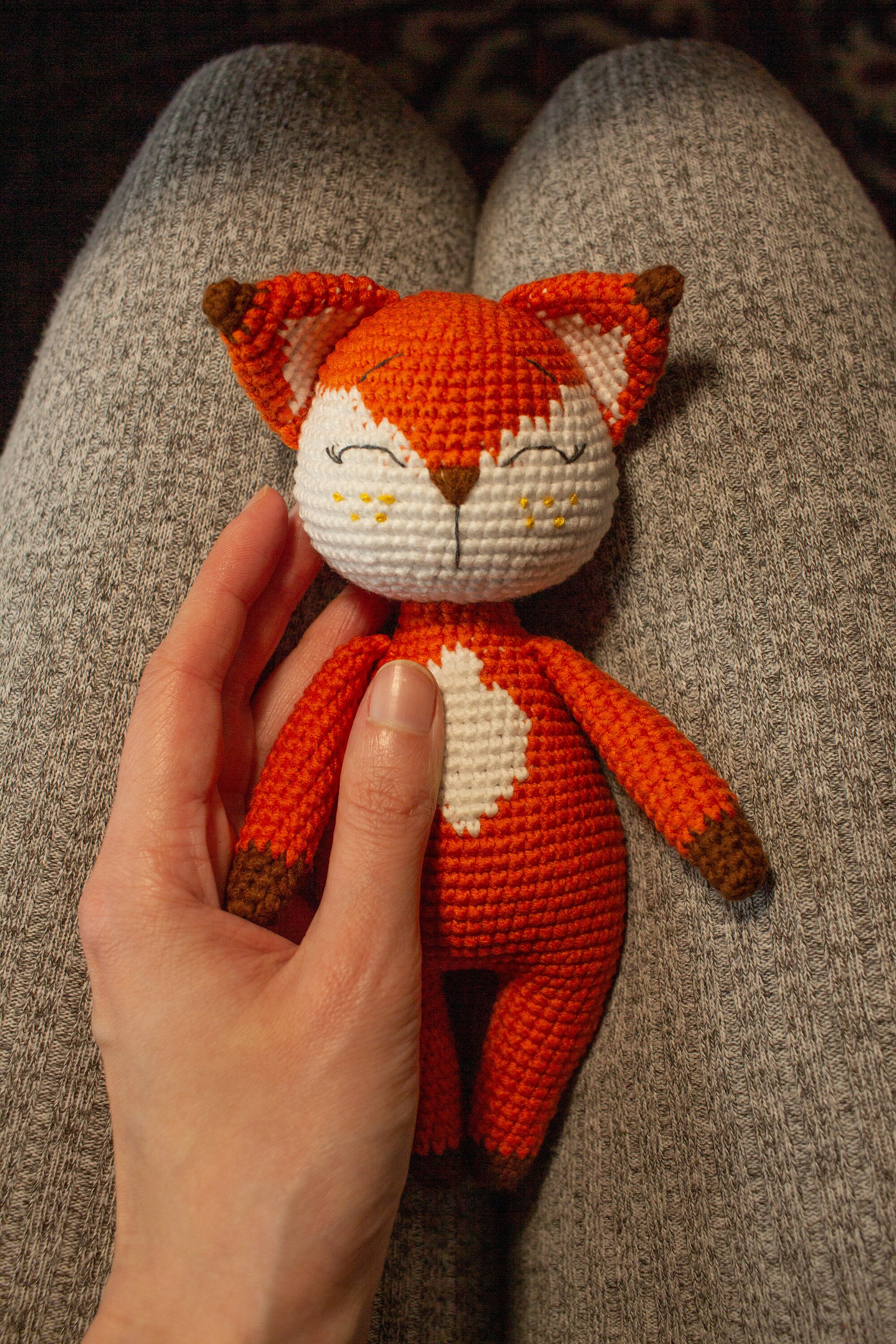 Crochet Fox Stuffed Animal Pattern Fox Amigurumi Pattern - Etsy