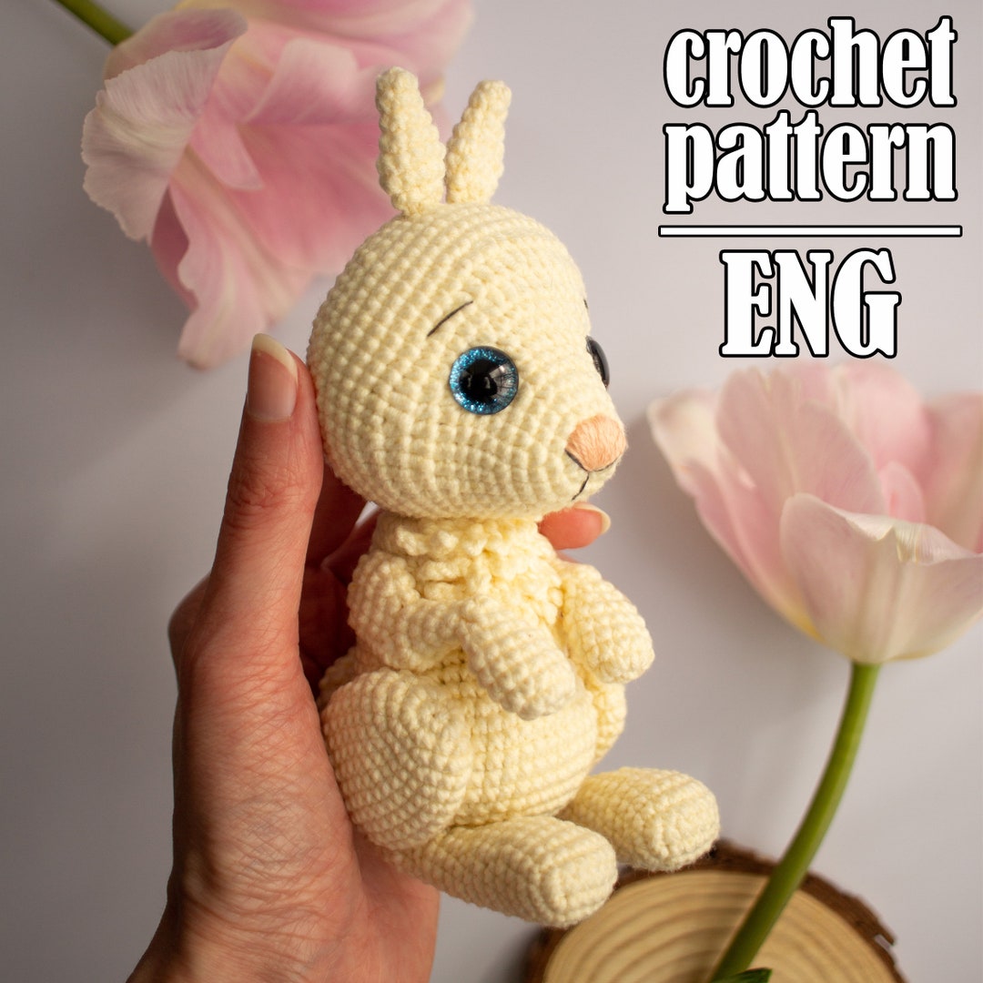 Bunny Crochet Pattern Amigurumi Rabbit Cute Crochet Pattern - Etsy