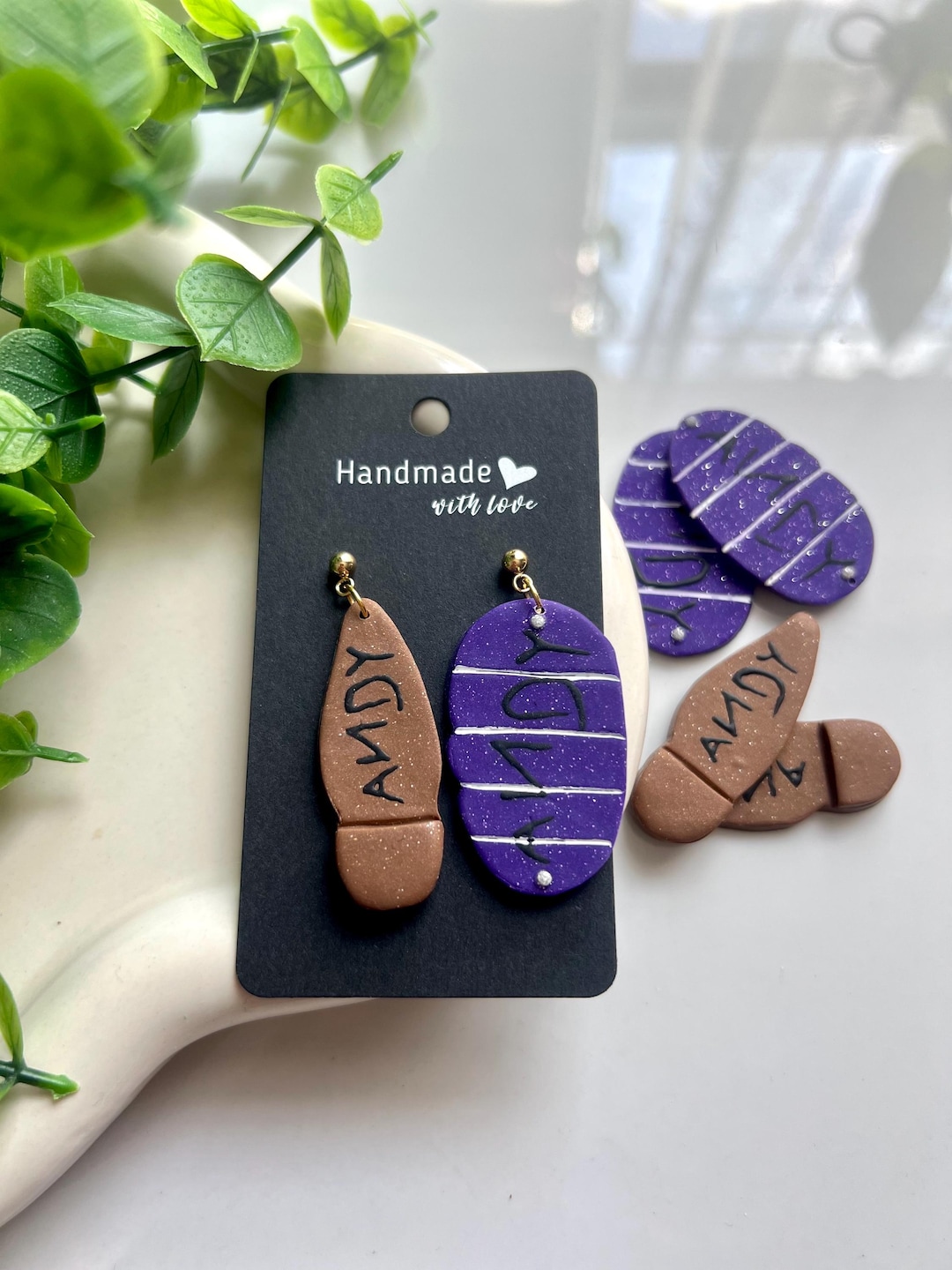 Buzz&woody Dangles/polymer Clay/ Fun Earrings/ Vacation Accessories ...