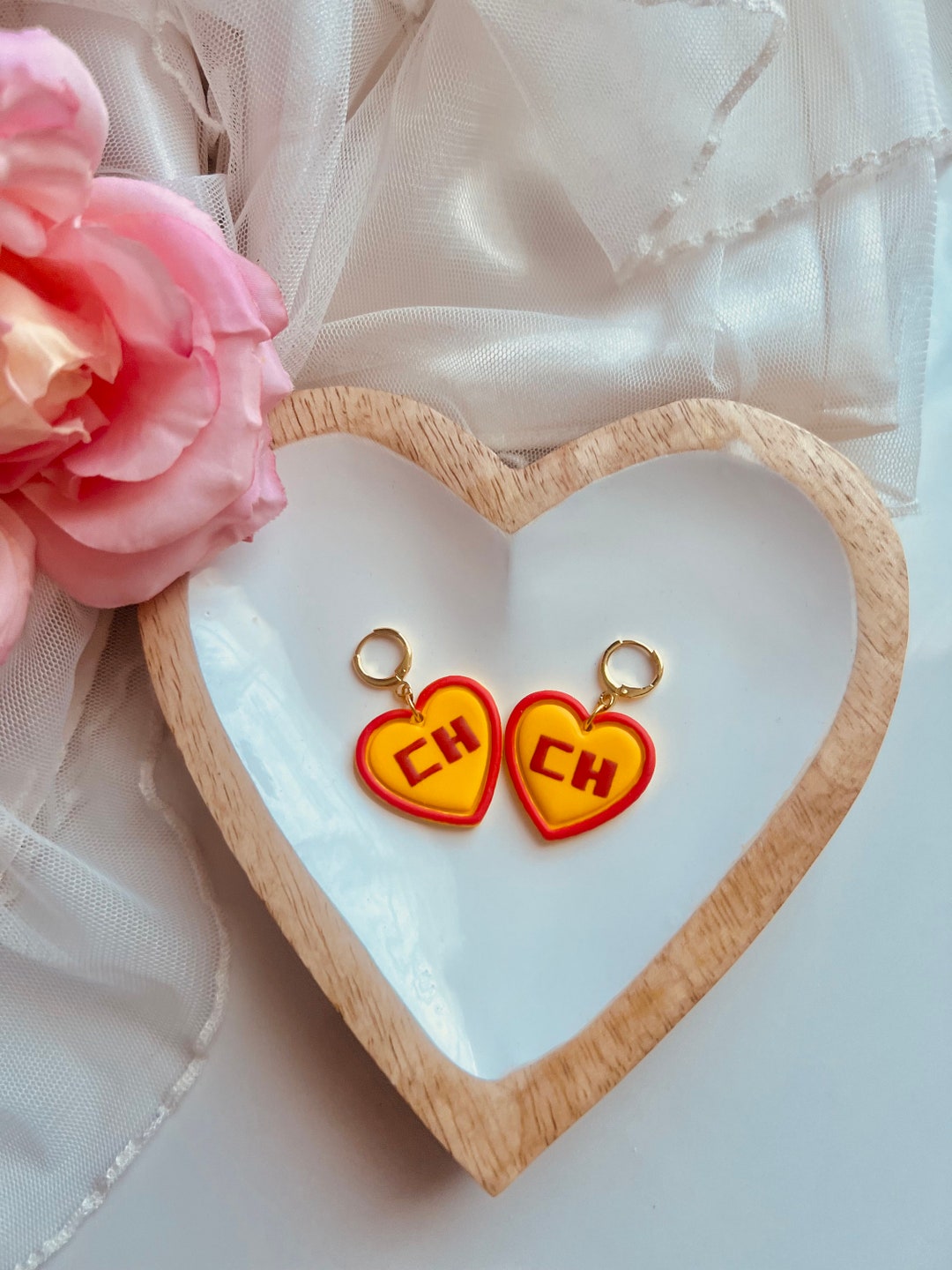 El Chavo Earrings, El Chapulin Colorado, Heart Earrings, Heart Earrings ...