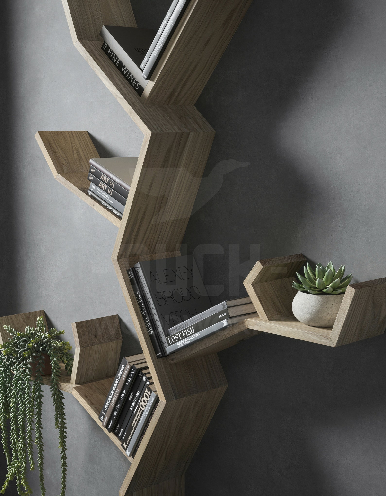 Tree Shelf Oak Tree Shelf Tree Shelves Oak Shelves - Etsy