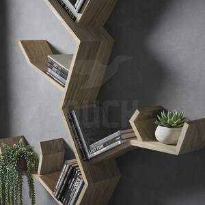 Tree Shelf, Oak Tree Shelf, Tree Shelves, Oak Shelves, Bookshelf ...
