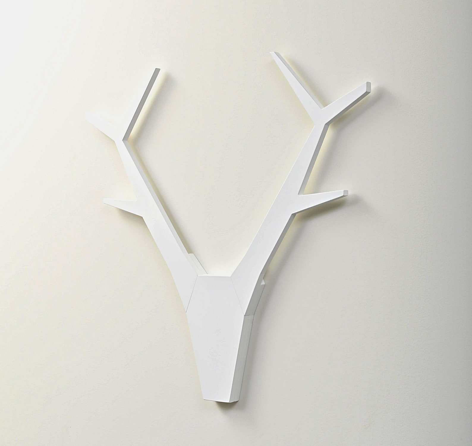 Coat Stand White Deer Shelf Deer Shelf Coat Hanger Hat - Etsy