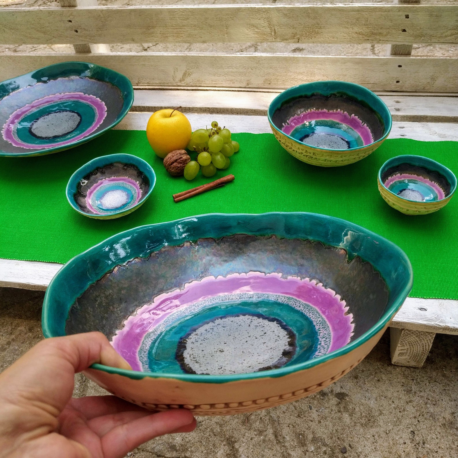 Art Bowl Unique Gift Handmade Ceramic Kitchen Decor Modern | Etsy