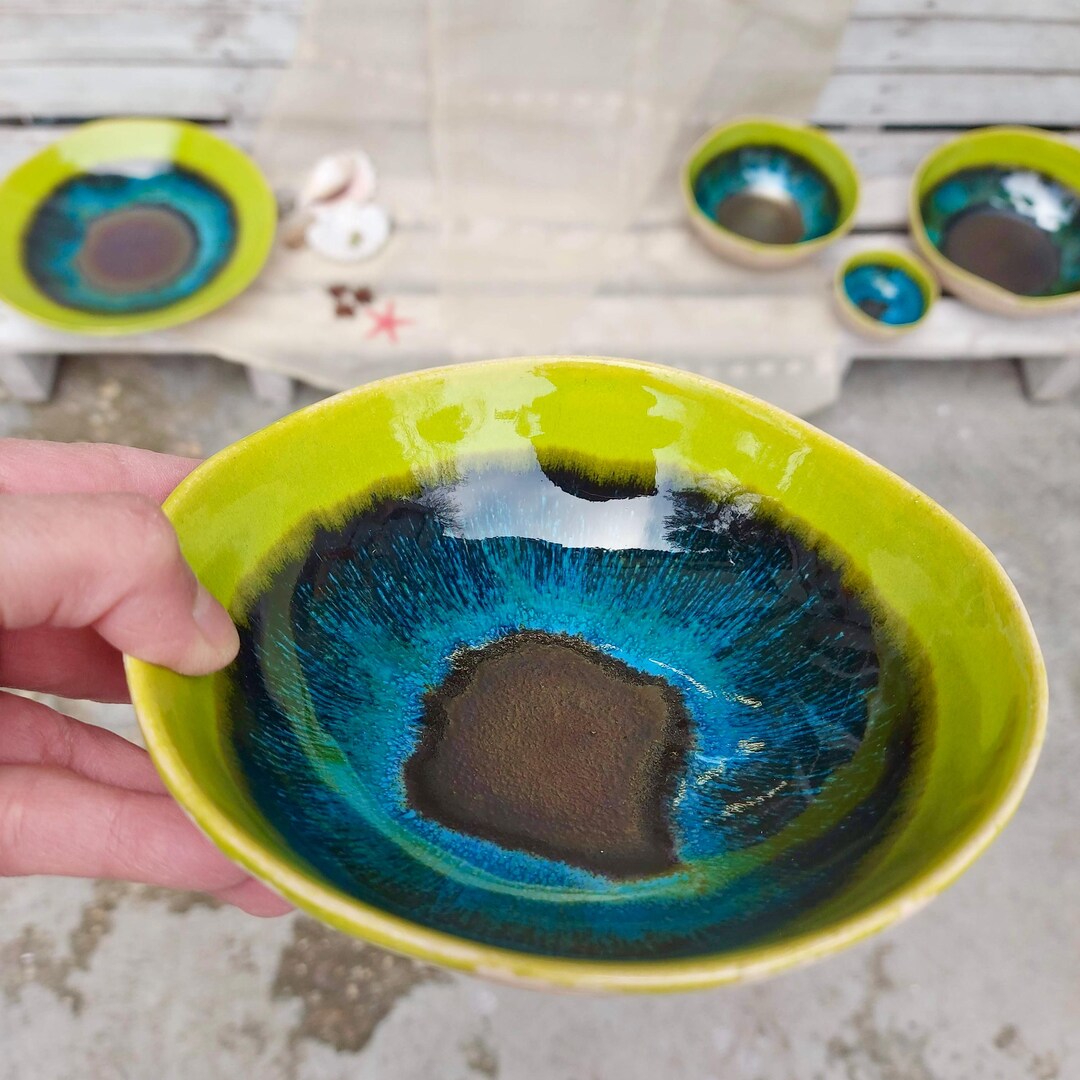 Ceramic Tapas Plate, Handmade Unique Bowl, Home Decor, Fruits Bowl ...